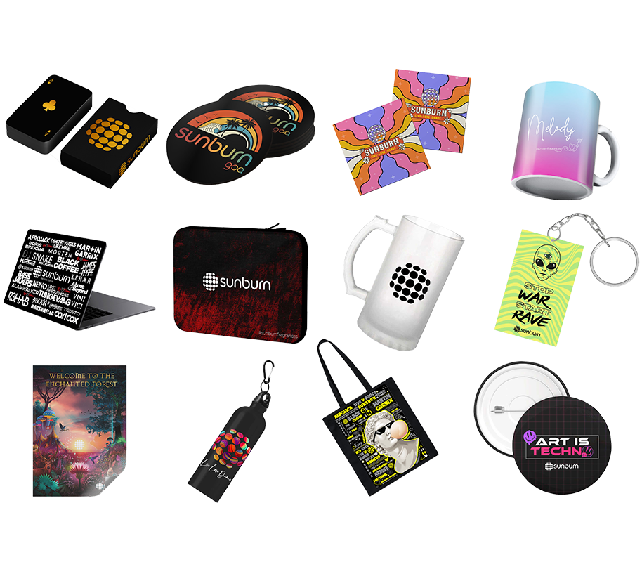 Shop Sunburn Accessories | Sunburn Merchandise Store